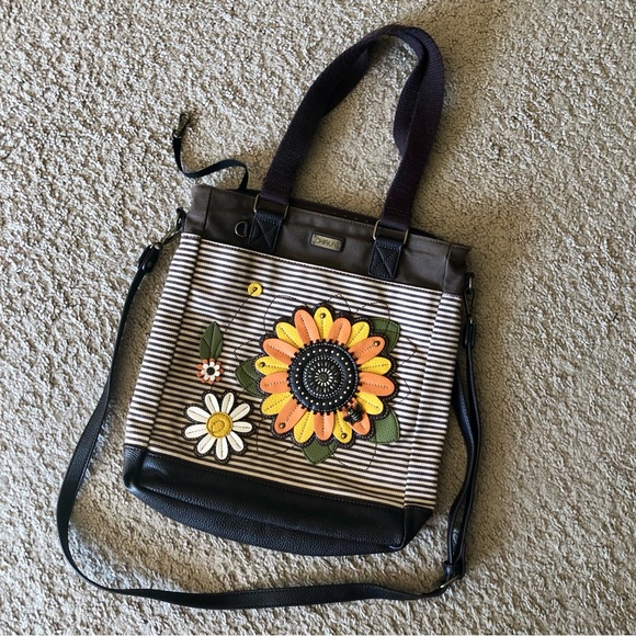 Chala | Bags | Chala Canvas Crossover Bag Sunflower | Poshmark